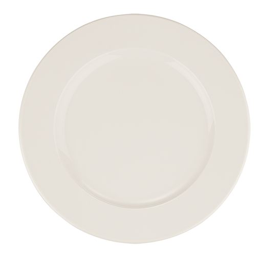 Banquet Cream Plate 25cm, 7,08